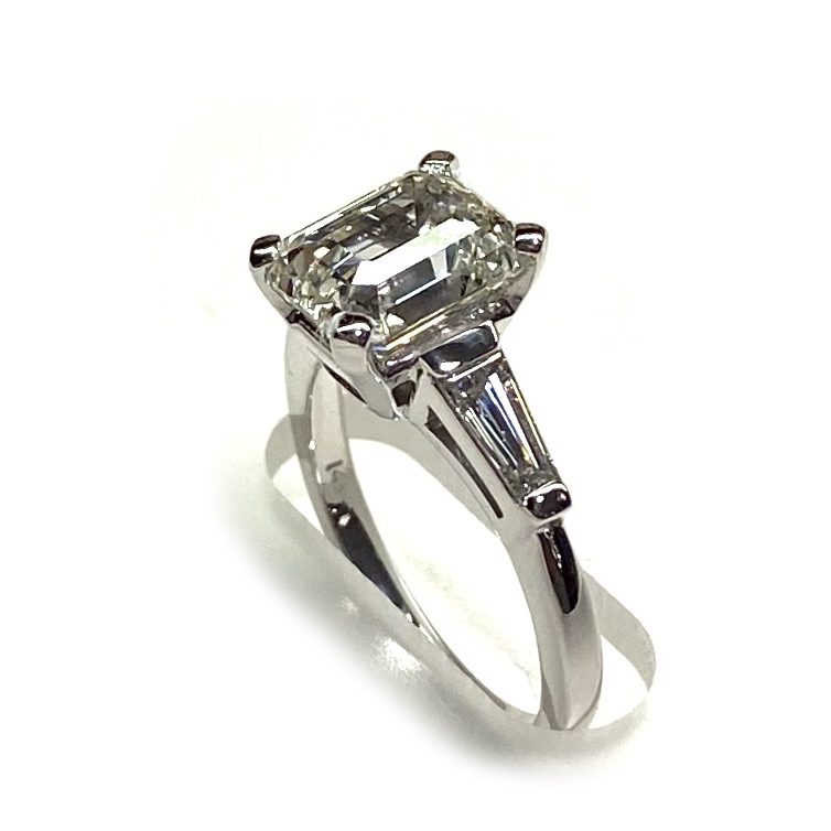 3 Carat Lab Grown Diamond Ring - Emerald Cut | Katz Jewelry Company New ... 3 Carat Lab Grown Diamond Ring - Emerald Cut | Katz Jewelry Company New ...